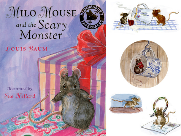 Milo Mouse And The Scary Monster - Arena Illustration