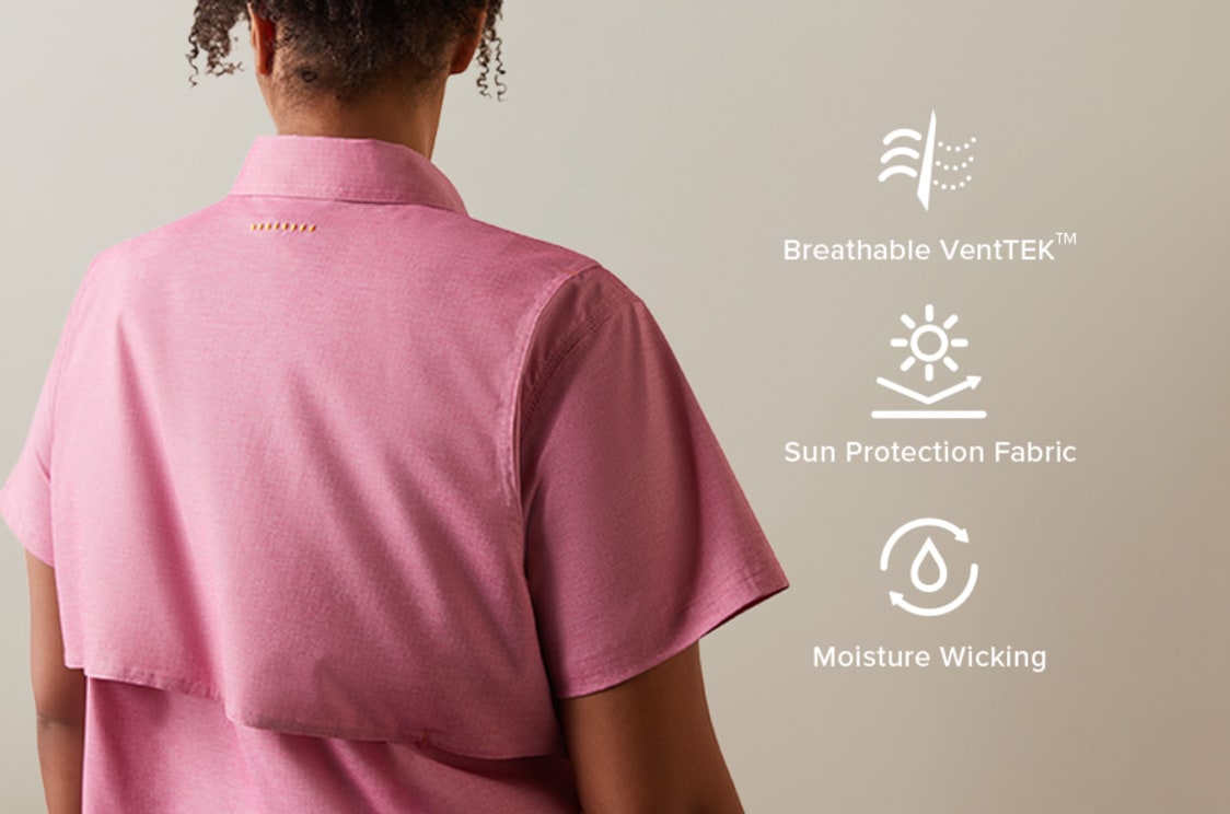 Rebar Made Tough VentTEK DuraStretch Work Shirt | Ariat