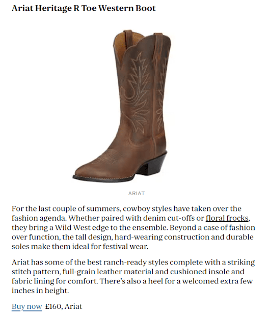 Ariat Features in The London Standard | Ariat