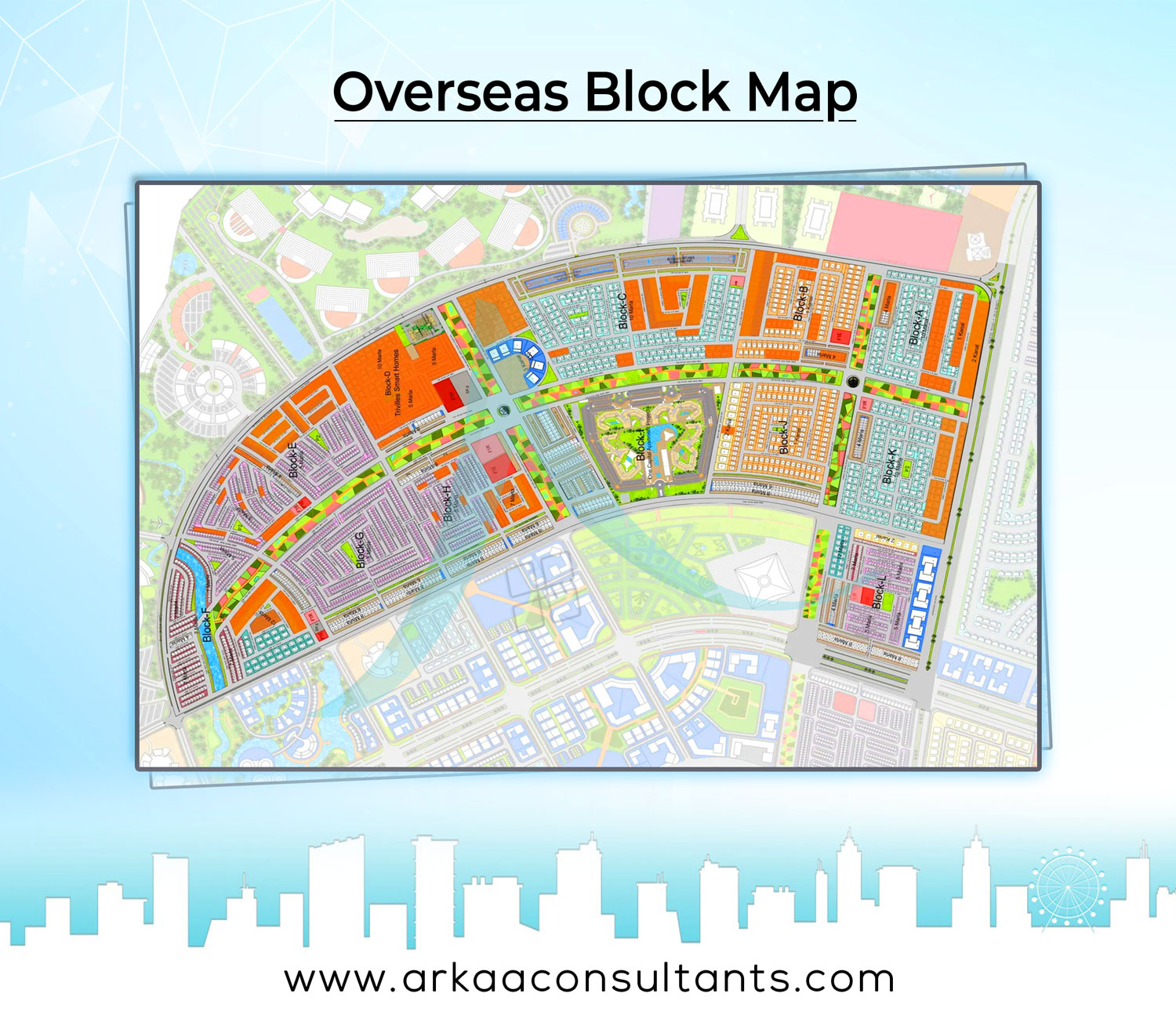Map & Master Plan of Capital Smart City