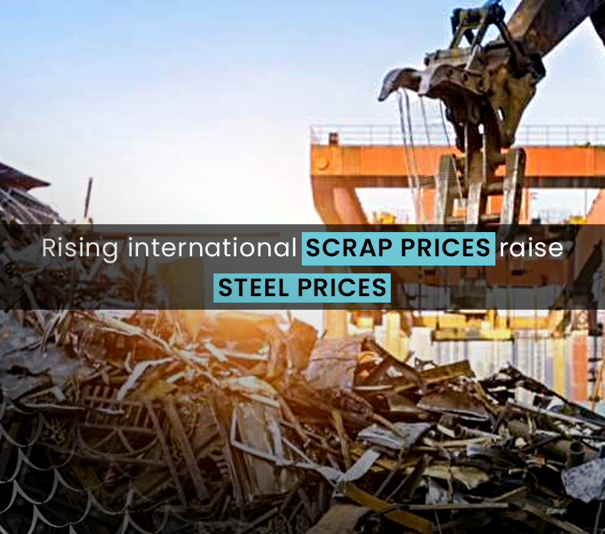 Rising international scrap prices raise steel prices - Arkaa News