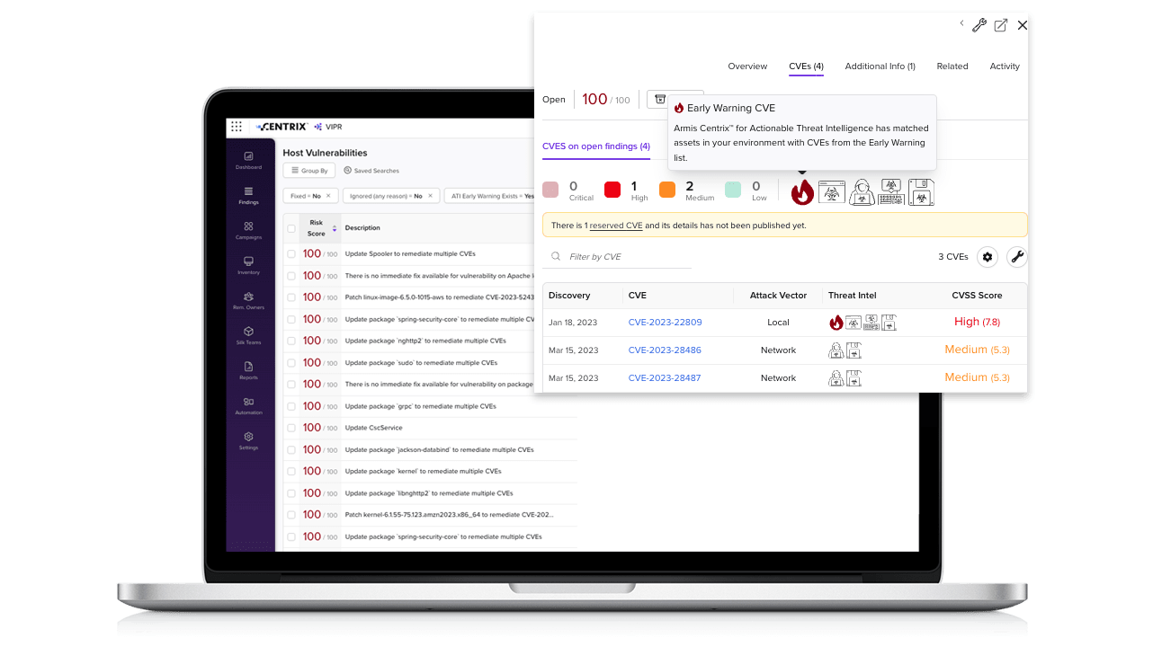 Armis Centrix™ for Early Warning | Armis