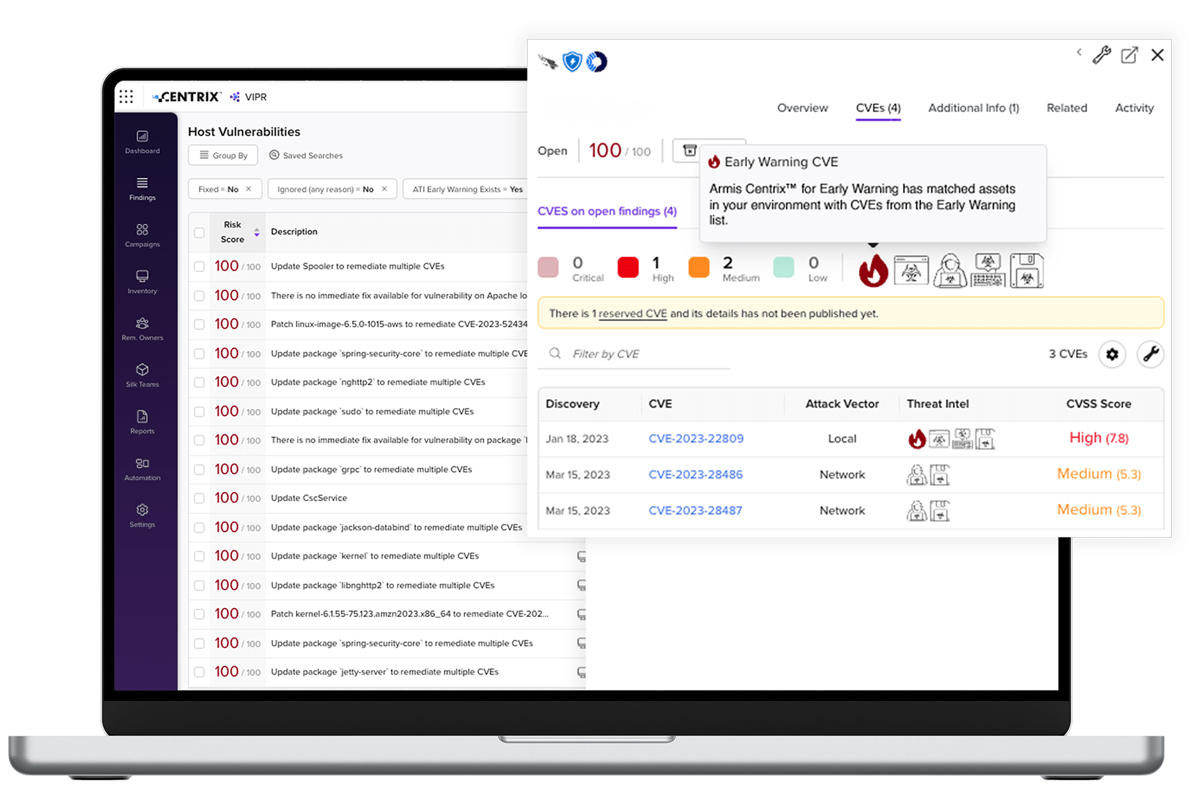 Armis Centrix™ for Early Warning | Armis