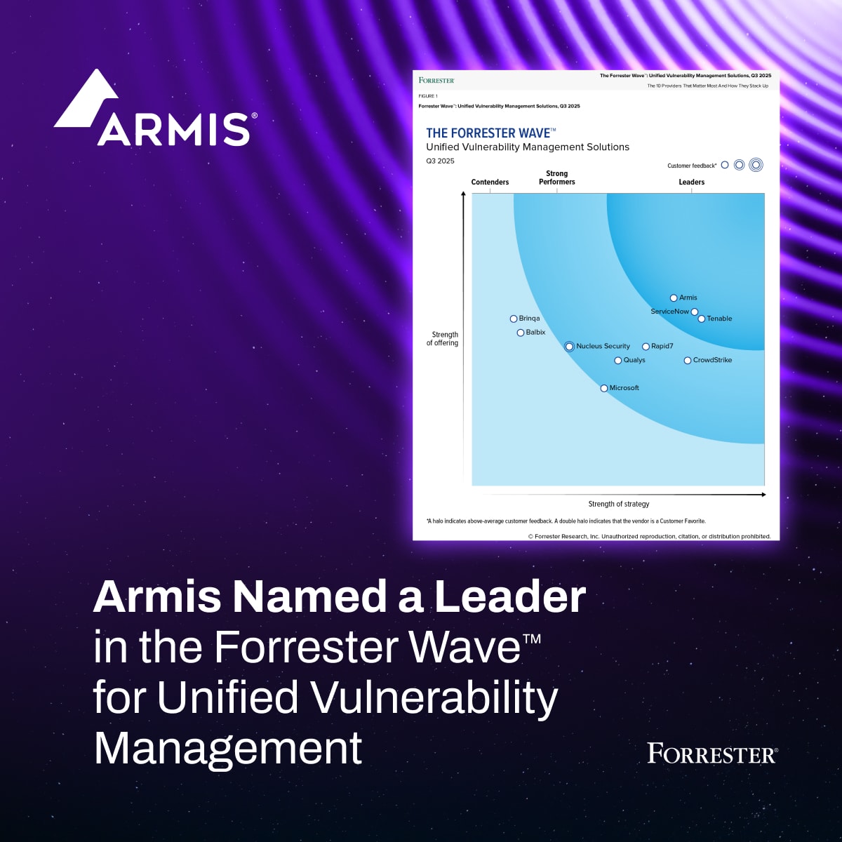 The Forrester Wave™: Unified Vulnerability Management Solutions, Q3 2025 | Armis