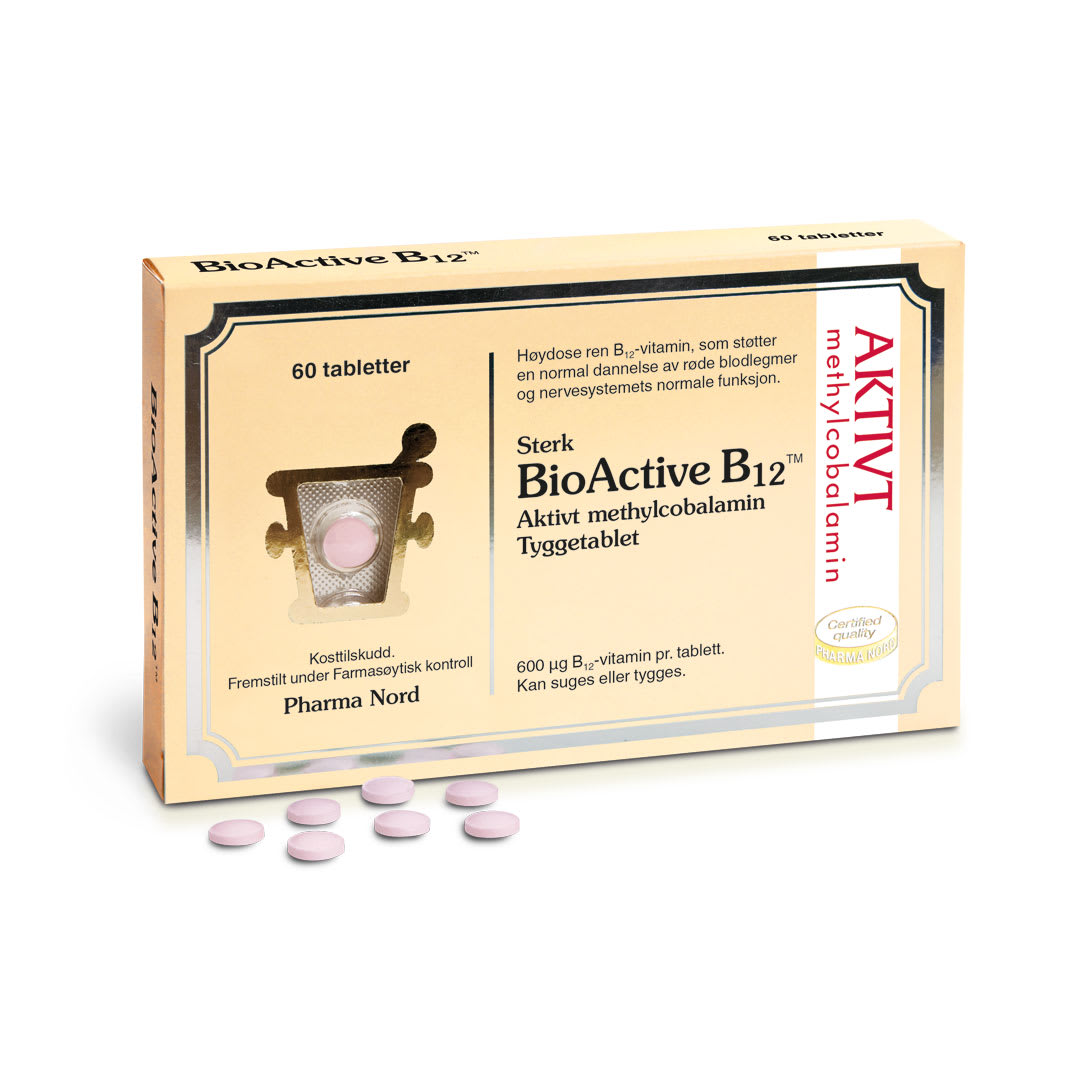 BioActive B12 600µg 60 Tabletter