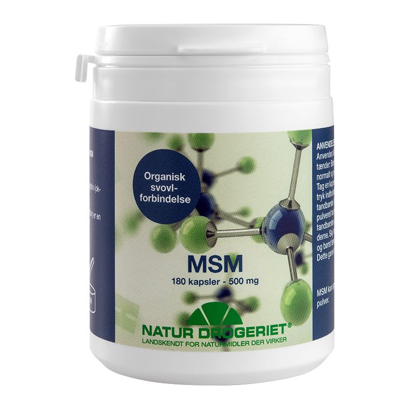 MSM 500mg 180 Kapsler