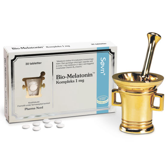 Bio-Melatonin Kompleks Søvn 1mg, 30 Tabletter