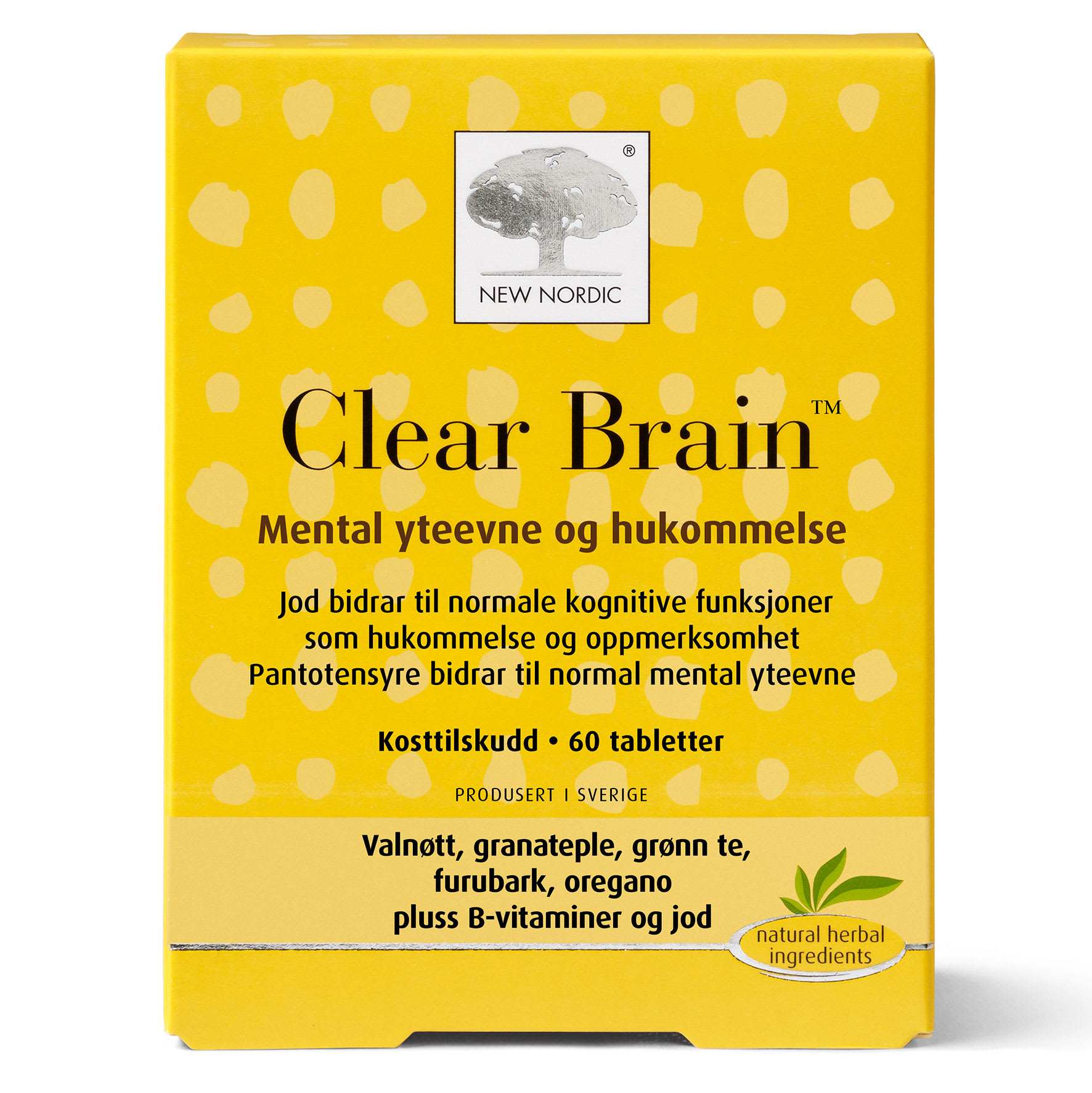 Clear Brain 60 Tabletter