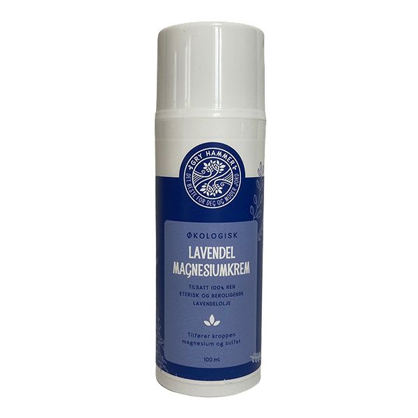 Lavendel Magnesiumkrem - Gratis frakt >499,-