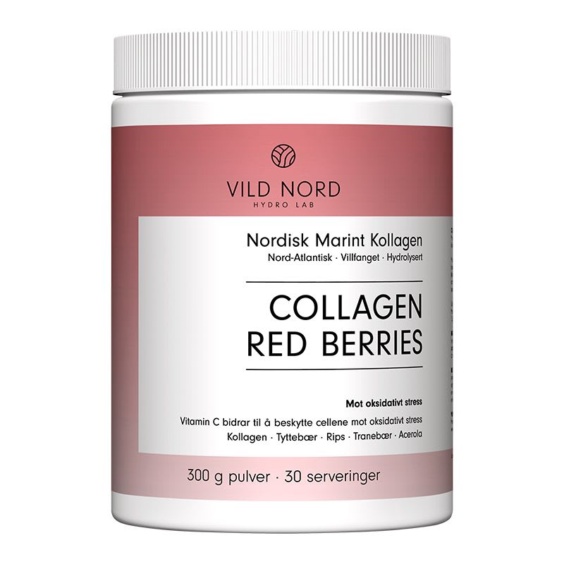 Vild Nord Collagen Red Berries 300g