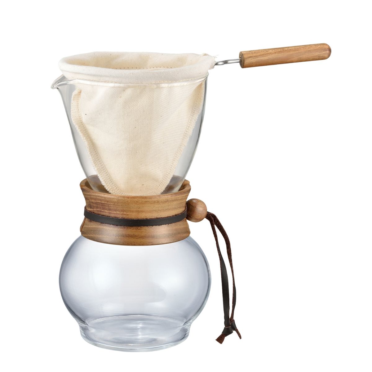 Dripper (Drip Pot) Hario Woodneck (DPW-3) | Aromaniac