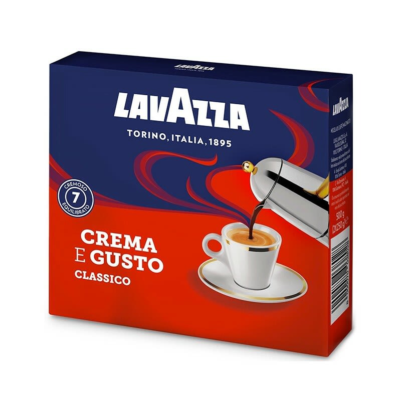 Lavazza Crema e Gusto Classico mletá káva 2× 250 g | Aromaniac