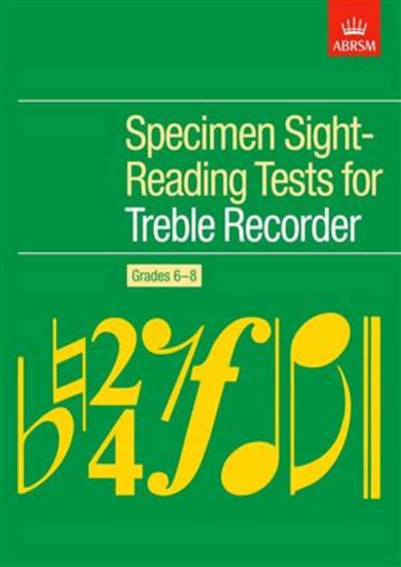 Recorder: Sp. S- Reading Tests (Treble) - Grades 6-8 | Arrow Vision ...