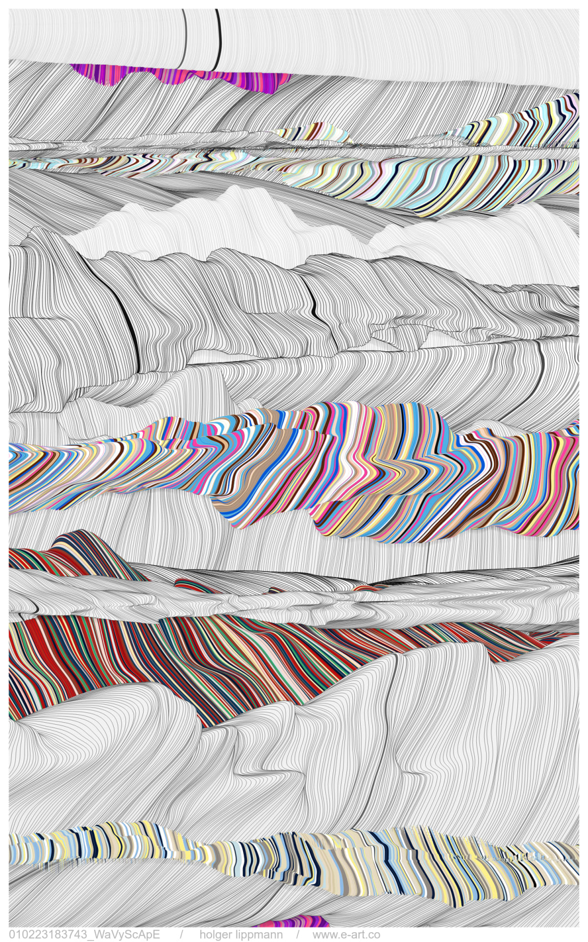 WaVyScApE by Holger Lippmann - Collection | Art Blocks