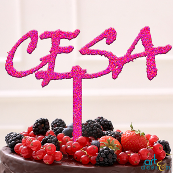 Corporate Logo Cake Topper | ArtandDesigns.in