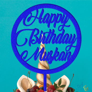 Custom Birthday Cake Topper | ArtandDesigns.in
