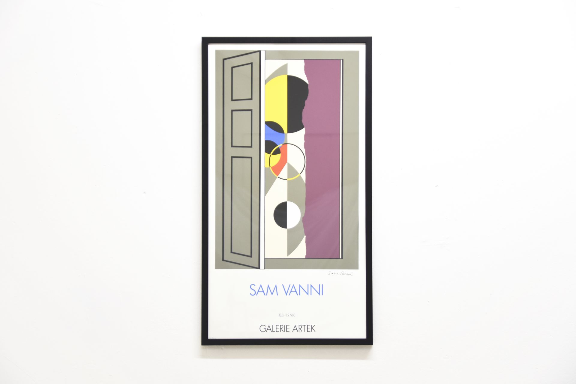Original Galerie Artek Exhibition Poster - Artek