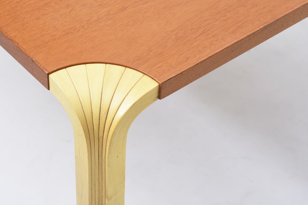Artek - Rare Teak Fan-Legged Table
