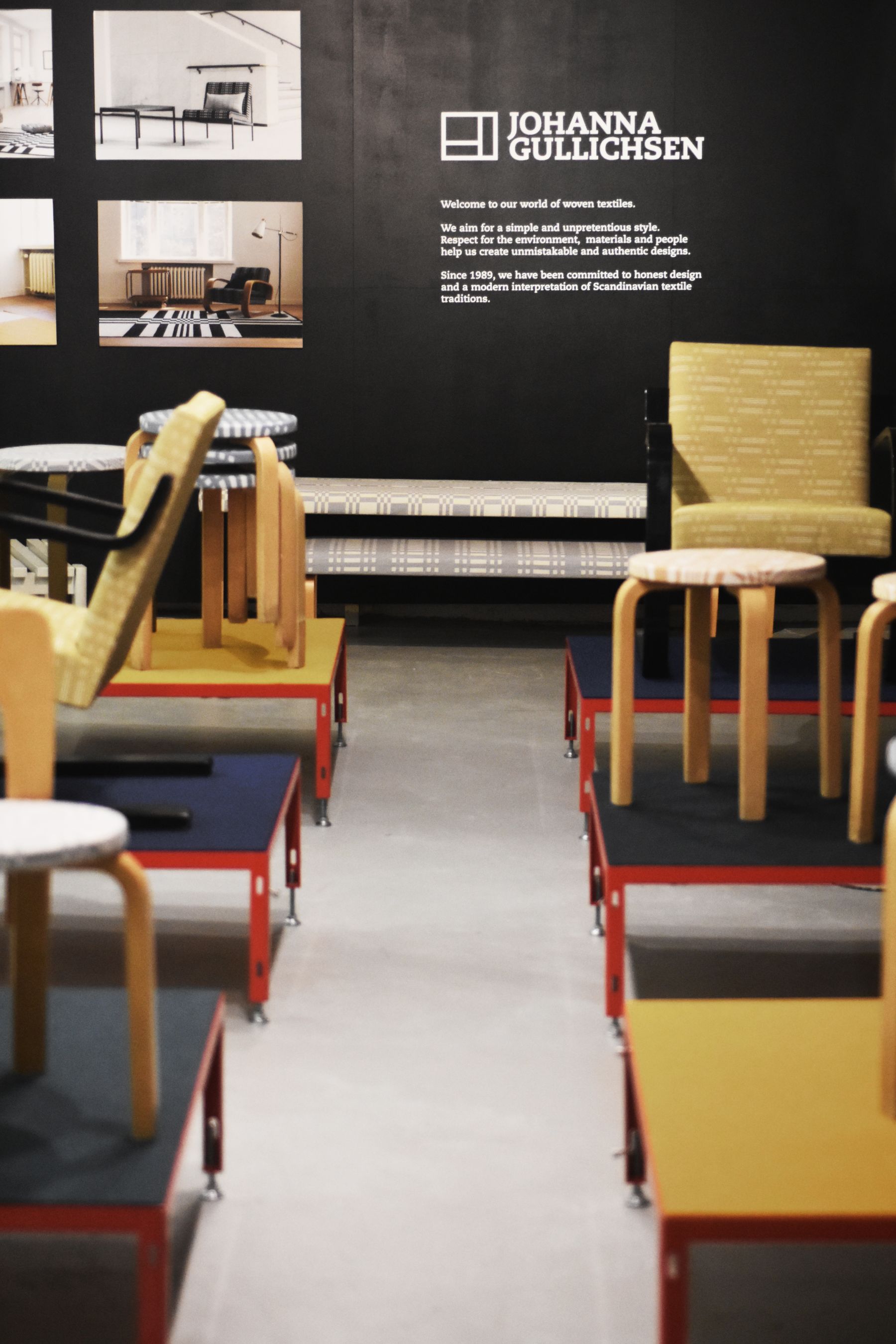 Artek - Johanna Gullichsen textile exhibition at Artek 2nd cycle