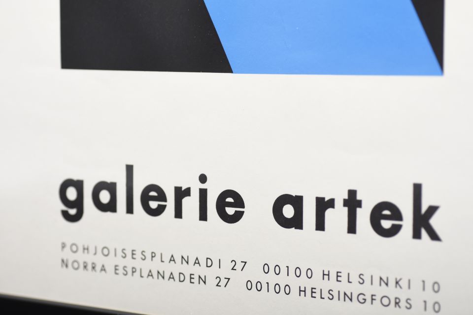 Artek - Original Galerie Artek Exhibition Poster