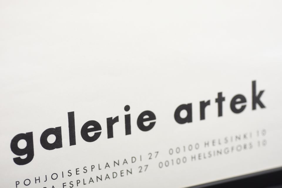 Artek - Original Galerie Artek Exhibition Poster