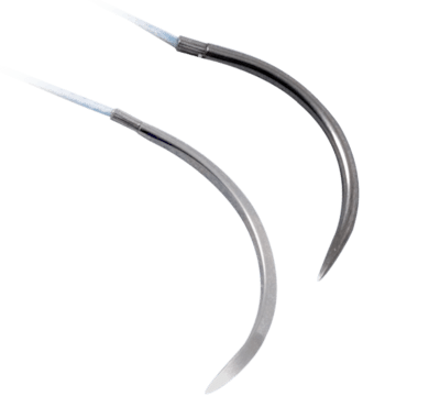 Arthrex - 3-0 FiberWire Suture, 18 in (Blue) w/Tapered Needle, 15 mm 3/ ...