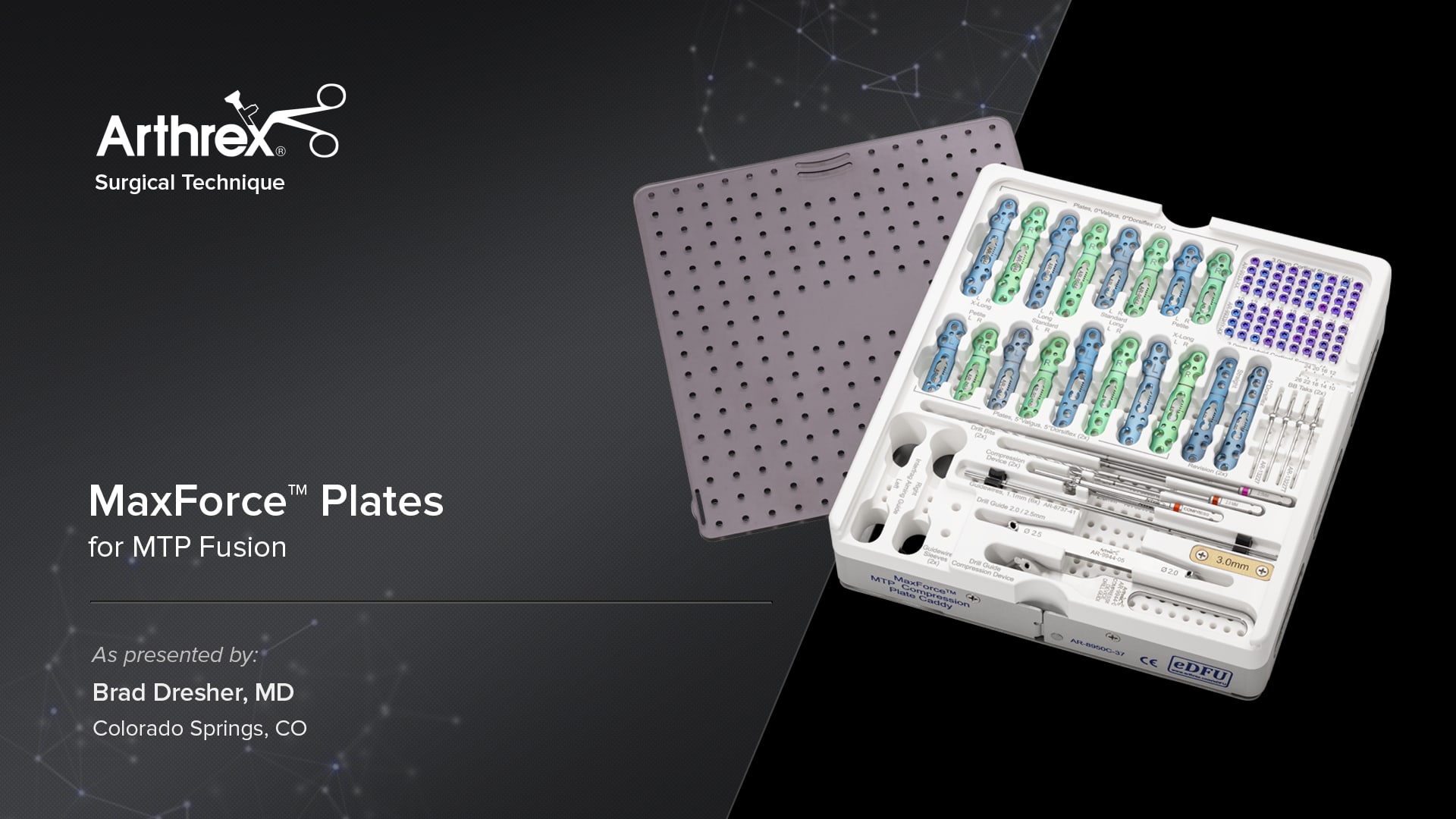 Arthrex - MaxForce™ Plates for MTP Fusion
