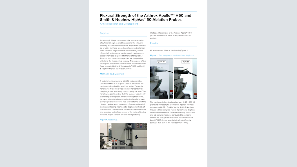 Arthrex - Sondas ApolloRF®