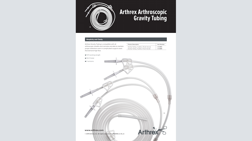 Arthrex - DualWave™ Tubing Options