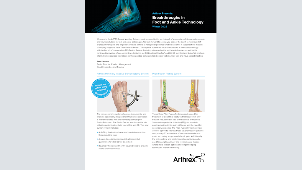 Arthrex - MaxForce™ MTP Plates