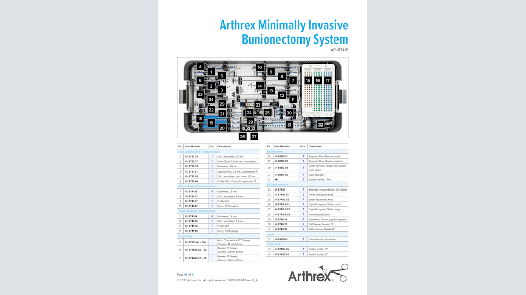 Arthrex - Minimally Invasive Surgery