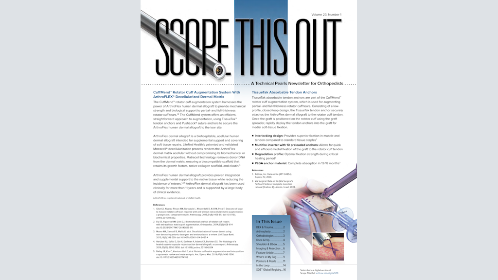 Arthrex - DualWave™ Tubing Options