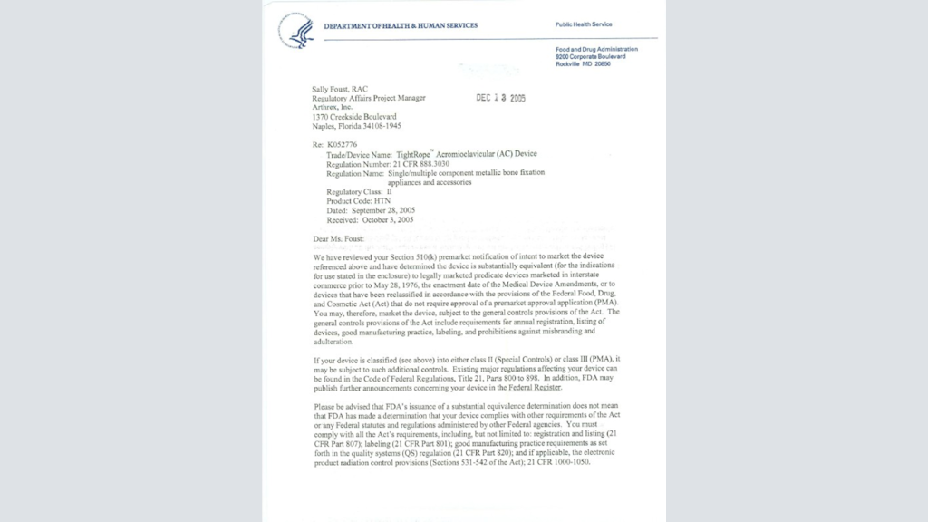 Arthrex - Dog Bone Button