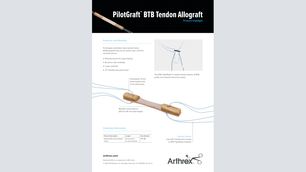 Arthrex - Allograft Tendons