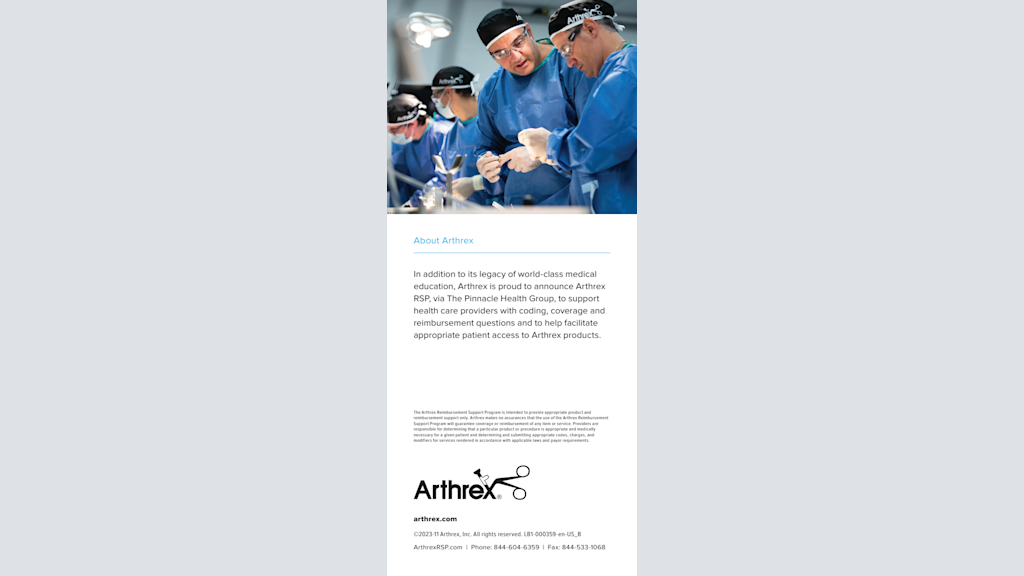 Arthrex - ArthroFLEX® - Aloinjerto dérmico descelularizado