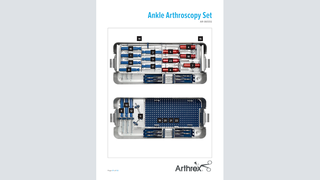 Arthrex - Ankle Arthroscopy Set