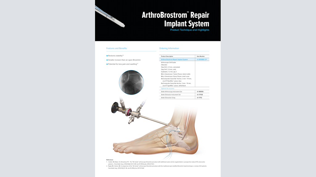 Arthrex - ArthroBrostrom®