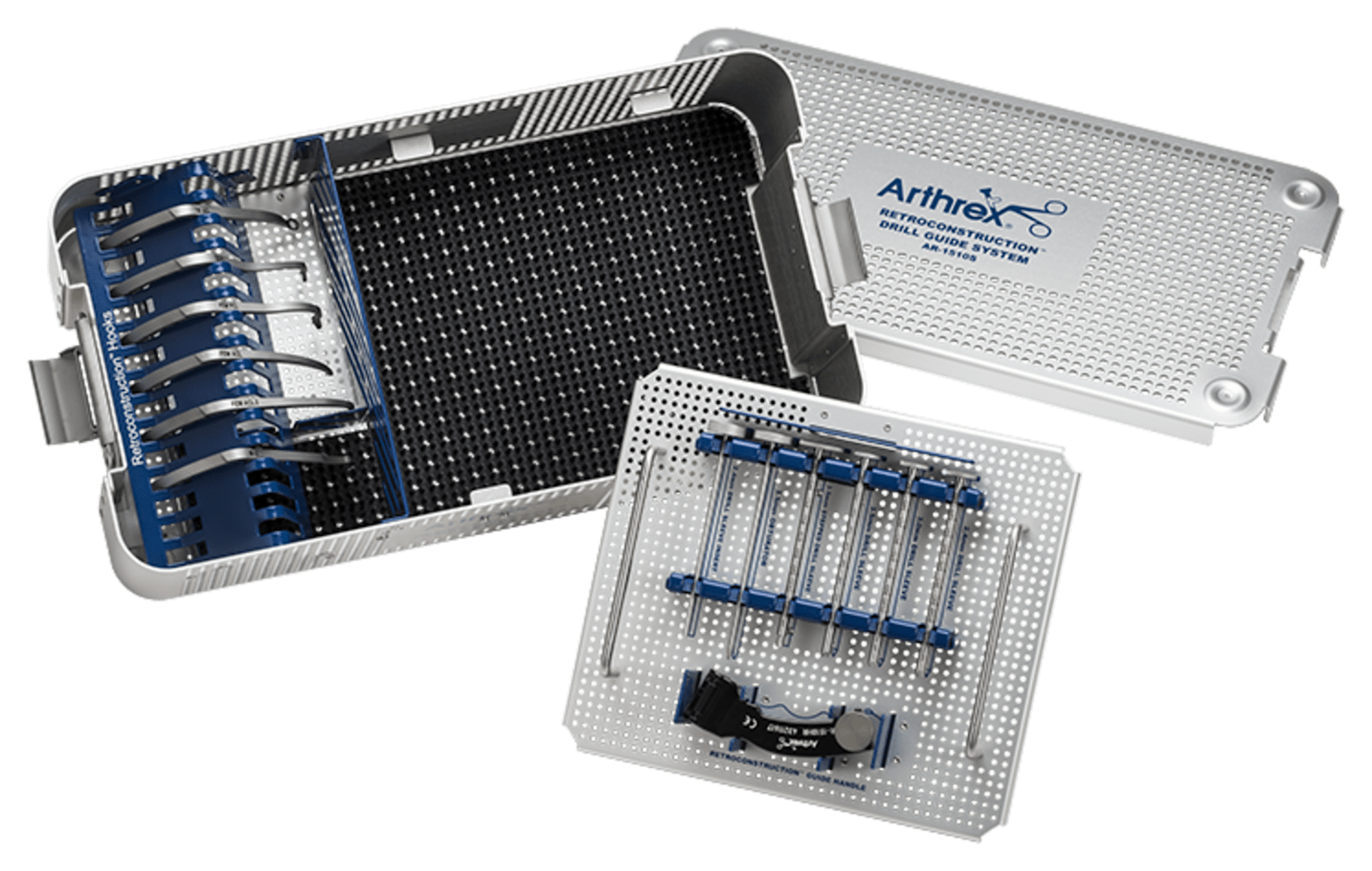 Arthrex - RetroConstruction Drill Guide System Instrument Set - AR-1510S