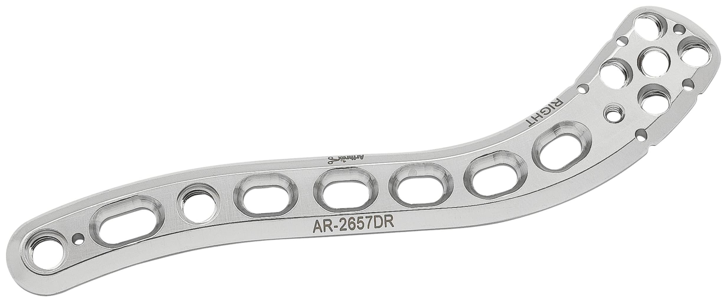 Arthrex - Distal Clavicle Fracture Plate, SS, Long, Right - AR-2657DR