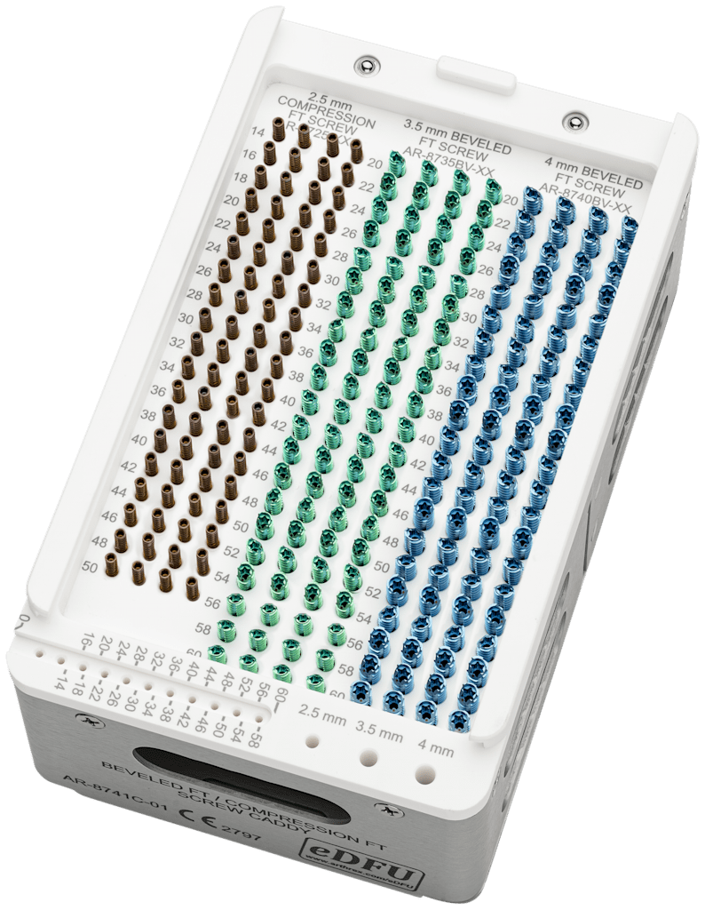 Arthrex - Beveled FT and Compression FT Scrw Caddy - AR-8741C-01