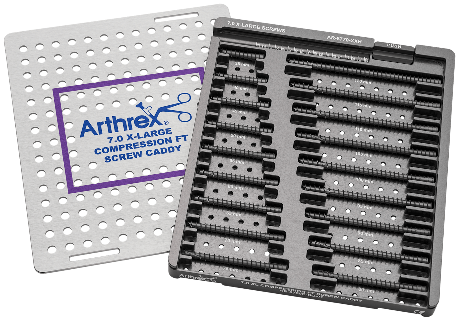 Arthrex - 7.0 XL Compression FT Screw Caddy - AR-8750C-SC-01