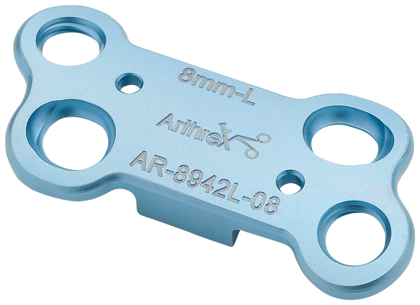 Arthrex - Low Profile H-Plate, Titanium, 34 x 16 mm, 8 mm Wedge, Left ...