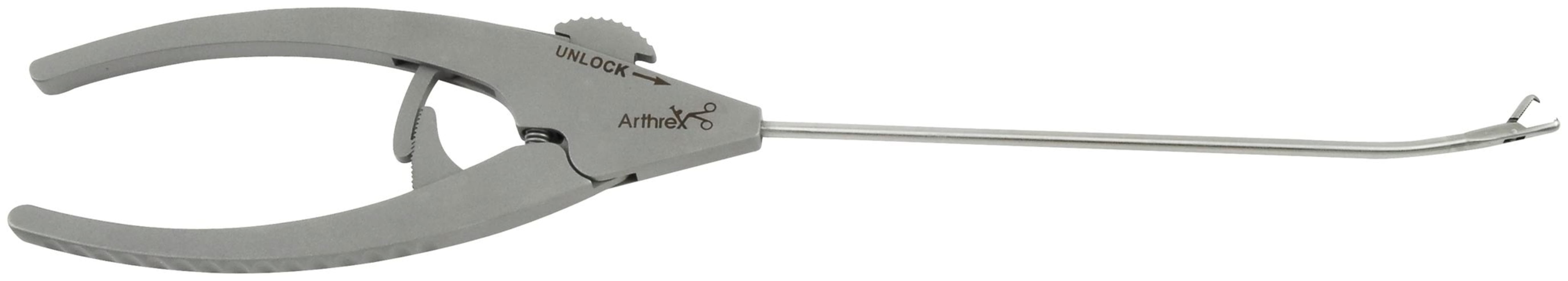 Arthrex - Grasper, Alligator Hook Tip, ø2.75 mm 15° Up Curved Shaft w ...