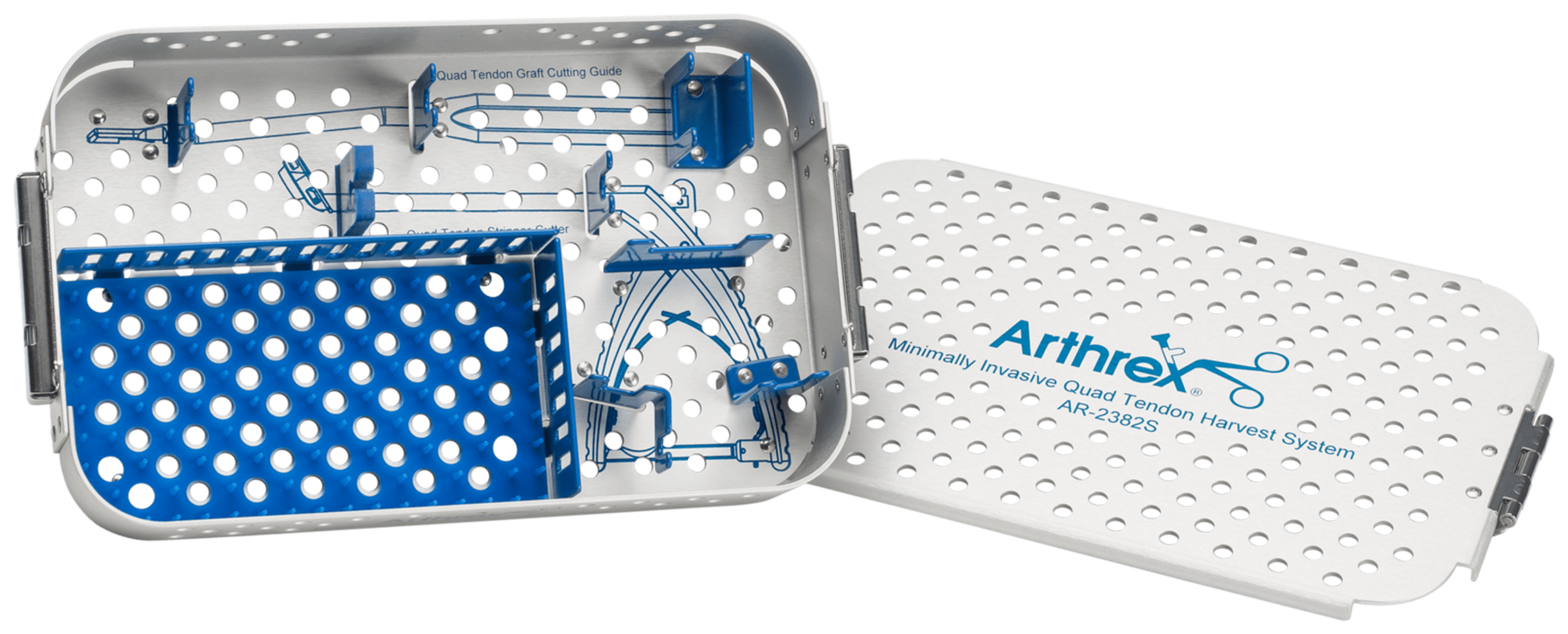 Arthrex - Minimally Invasive Quad Tendon Harvest Instrument Case - AR-2382C