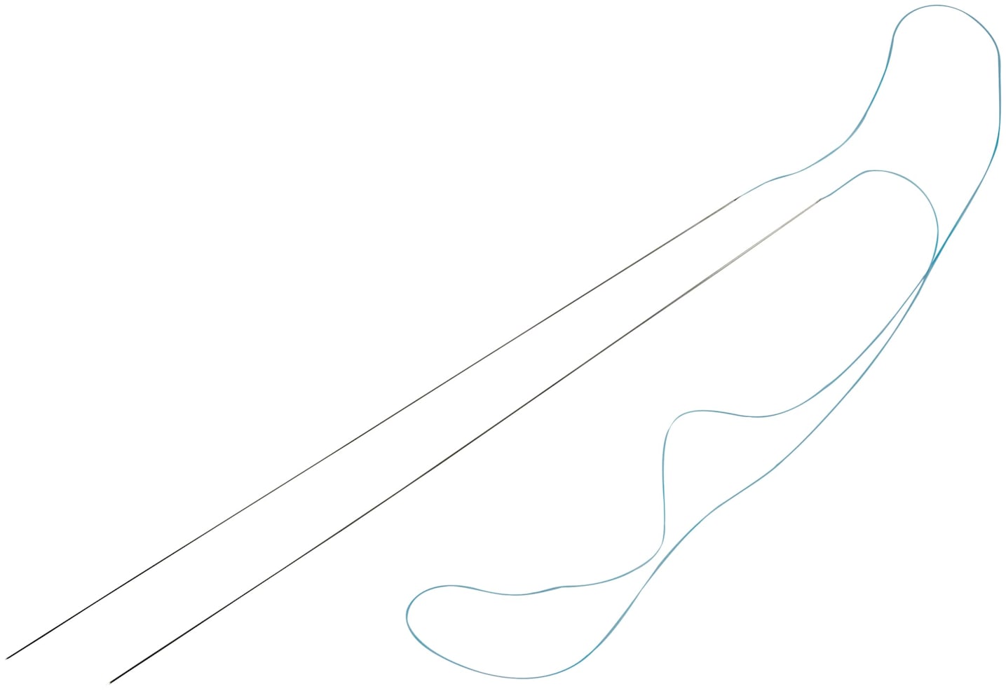 Arthrex - 2-0 FiberWire Meniscus Repair Needles, Small - AR-7223SM
