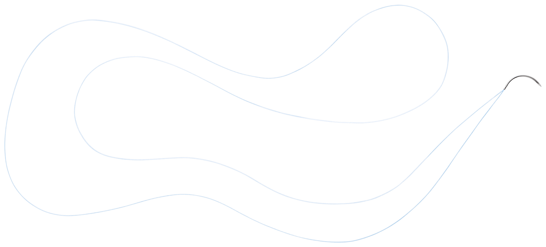 Arthrex - 2-0 FiberLoop, 24" (blue) w/Diamond Point Needle, 26.2 mm 3/8 ...