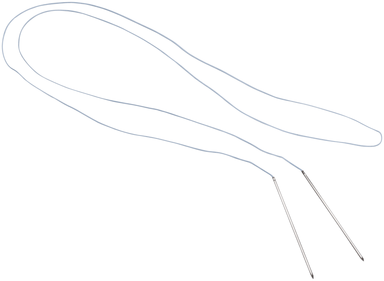 Arthrex - #2 FiberWire with Two Straight Needles - AR-7246-02