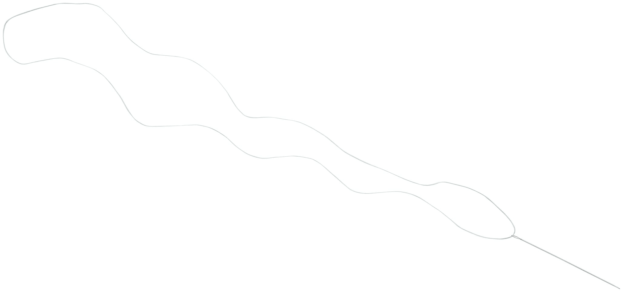 Arthrex - 0 FiberLoop Suture (blue) 20 in working length w/Straight ...