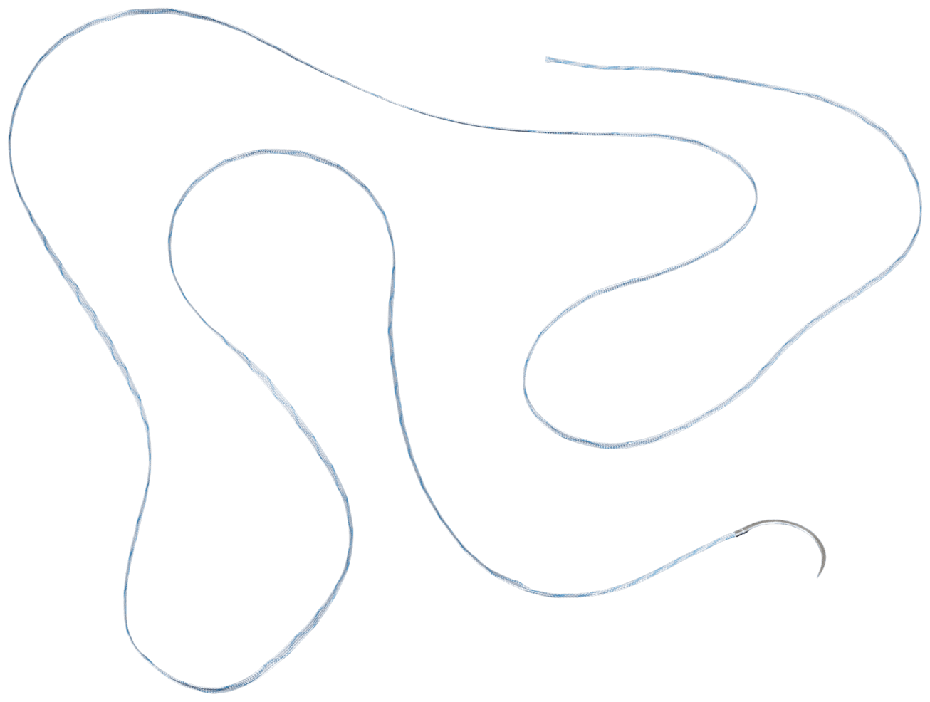 Arthrex - SutureTape 1.3 mm, 40 in (White/Blue), With Tapered Ends and ...