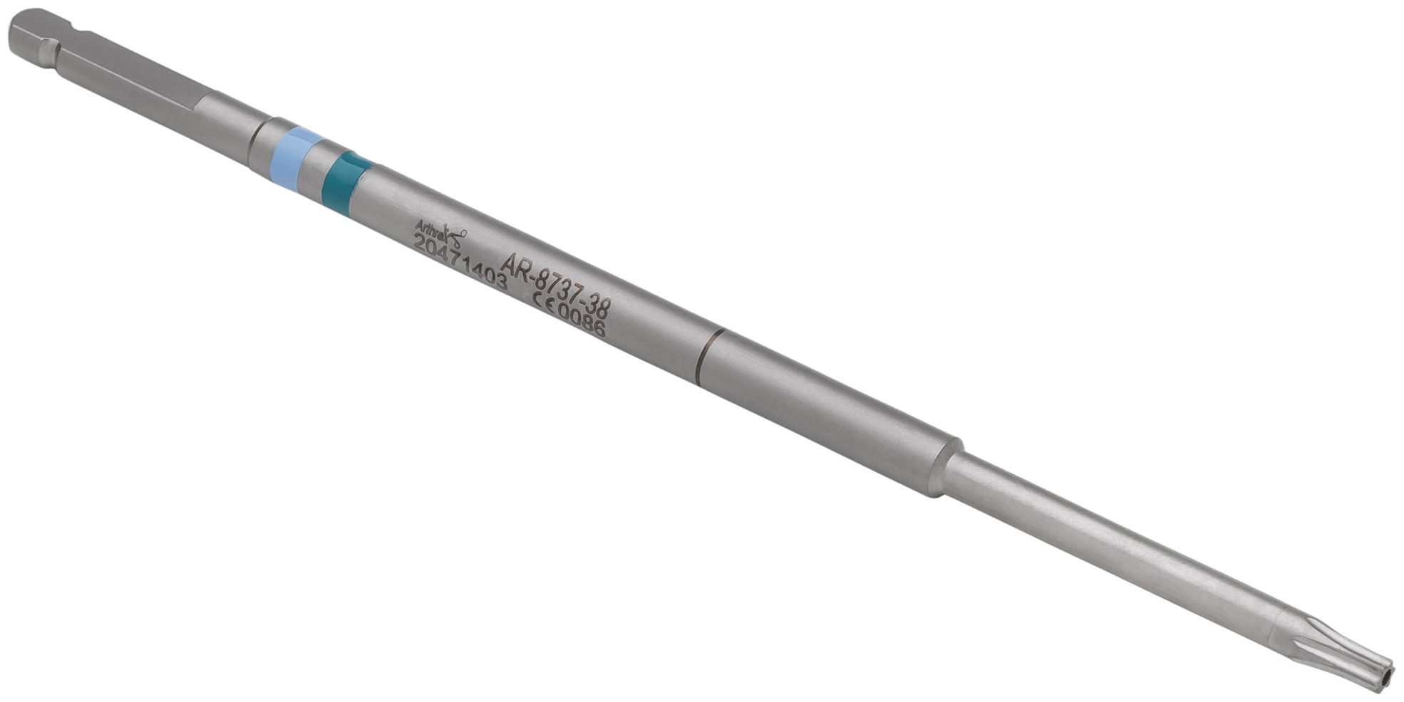 Arthrex - Driver Shaft, T10 Hexalobe, Cannulated - AR-8737-38